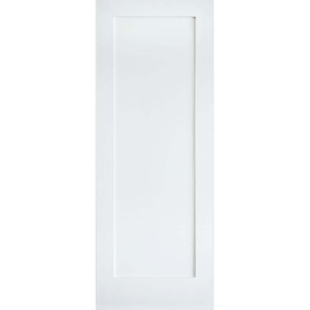Craftsman Shaker 1 Panel Primed MDF Interior Door by Krosswood Doors